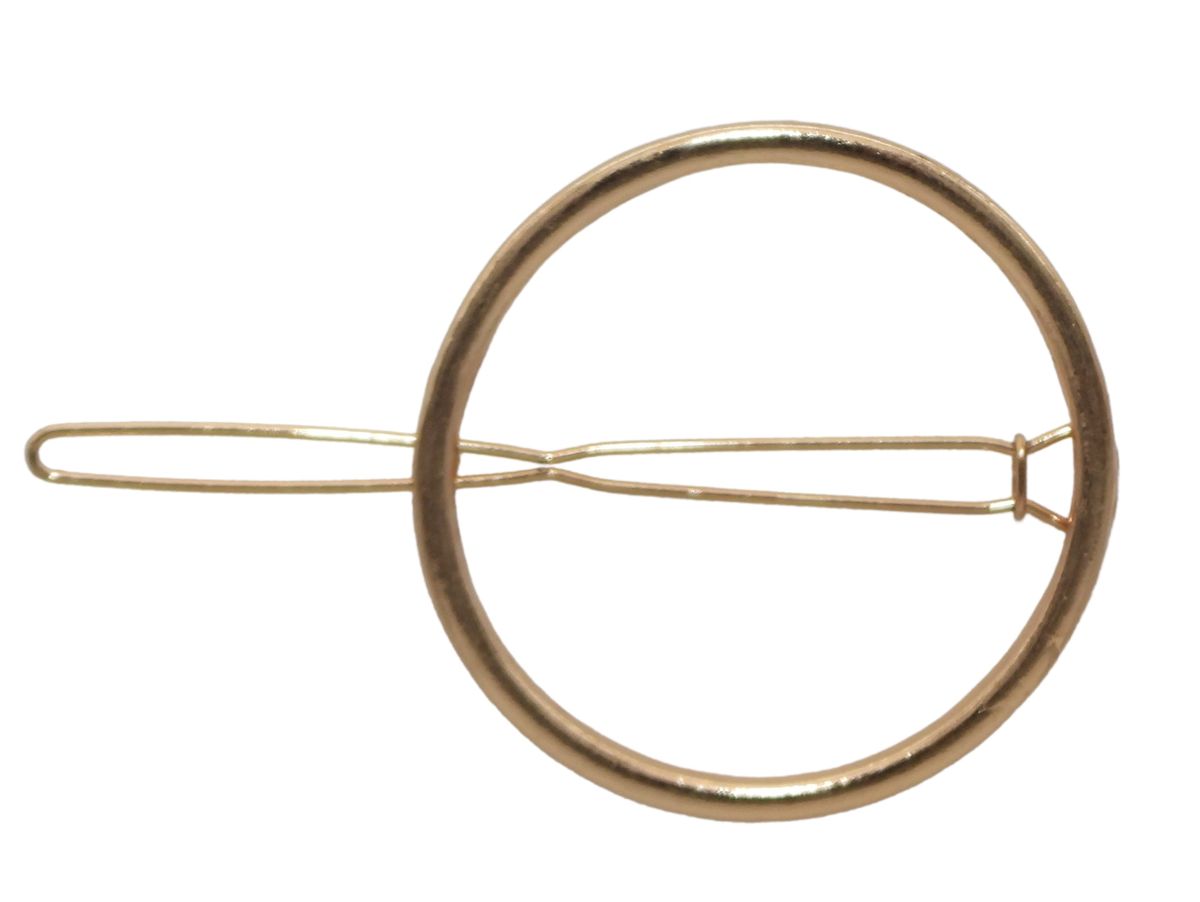 Gold Circle Hair Pin Clip for Girls and Women | Shop Today. Get it ...