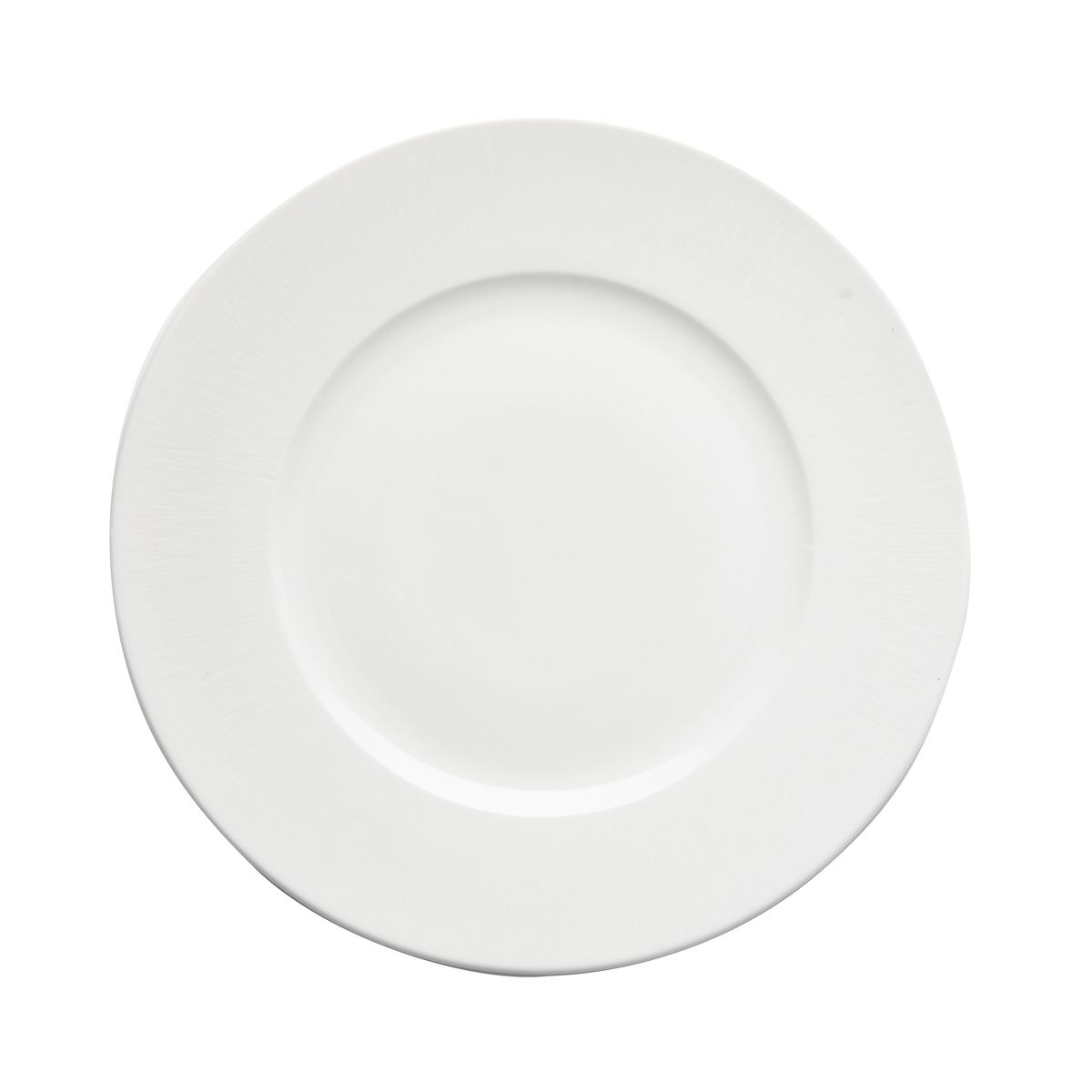 Hotel Collection - White Impressed Dinner Plate Set of 4 | Shop Today ...