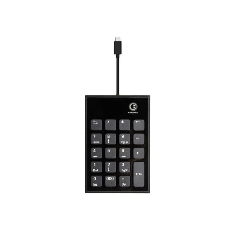 Port Connect Wired USB and Type-C Numpad Keypad - Black | Shop Today ...