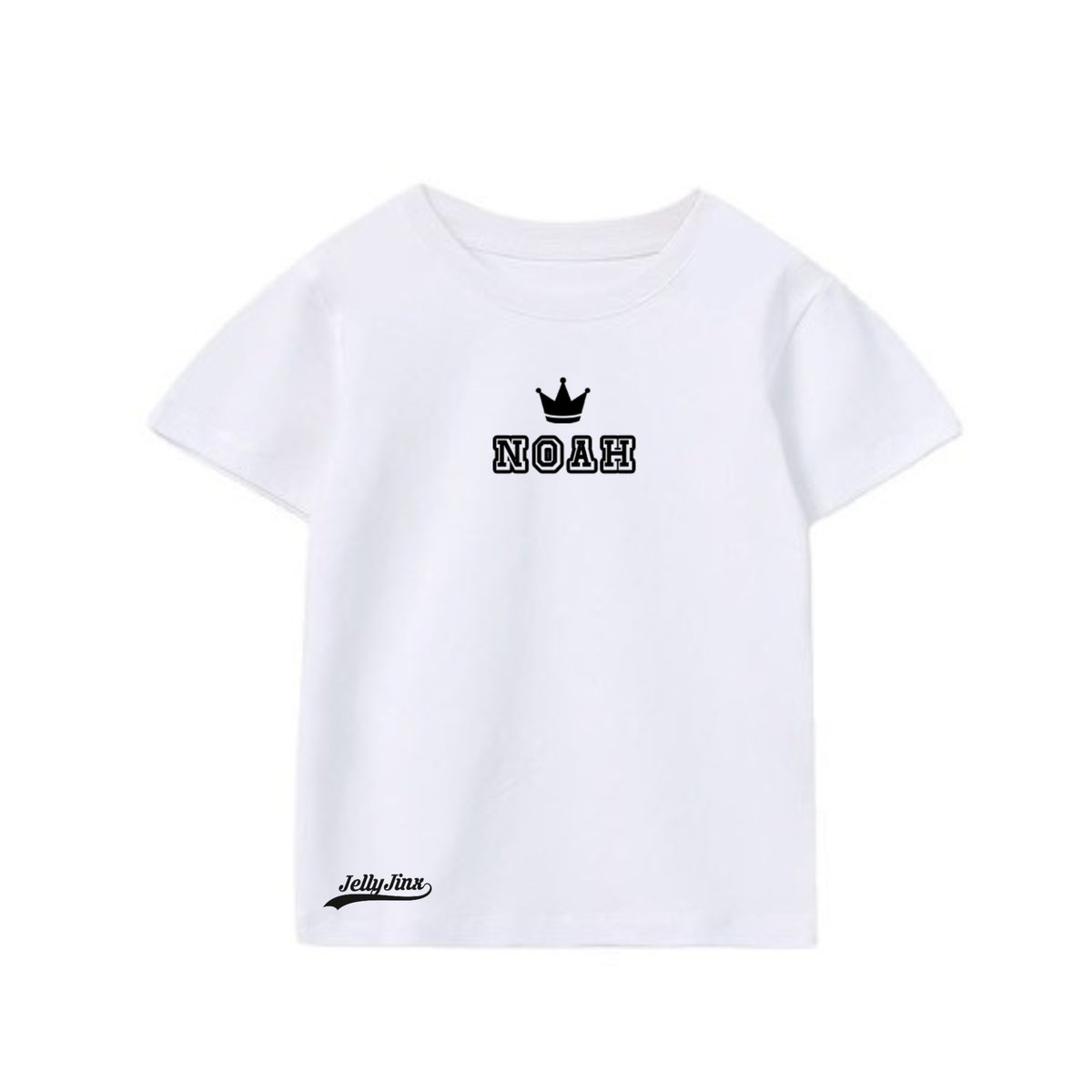 Jelly Jinx Limited Edition Personalised White T Shirt - Noah | Shop ...