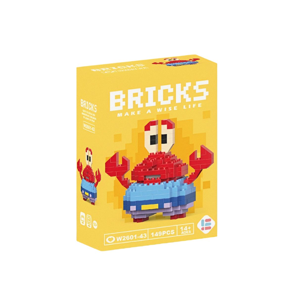 Bricks - Mini Figure Spongebob Mr Krabs Building Blocks | Shop Today ...