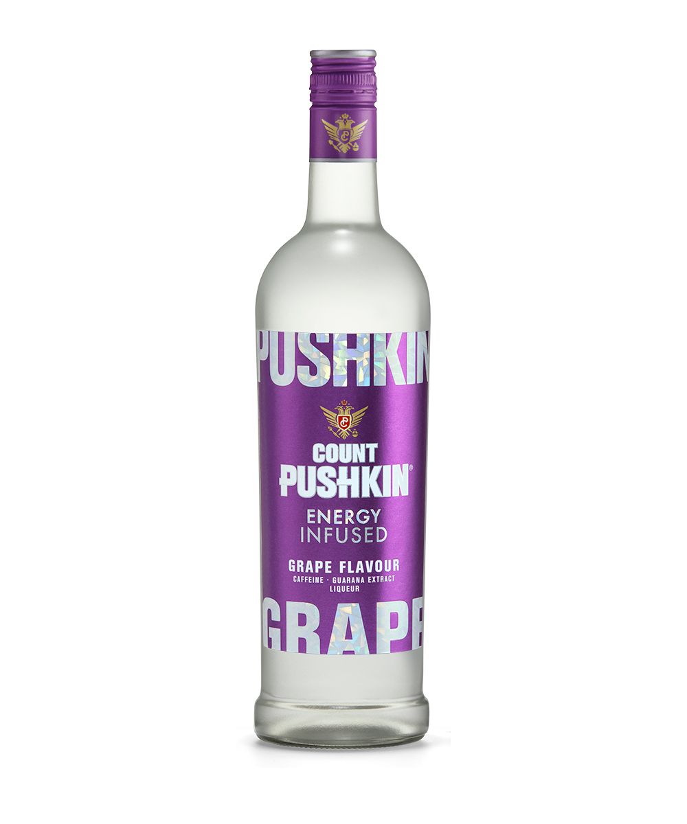 Count Pushkin Energy Infused Grape Flavoured 1 x 750ml | Shop Today ...