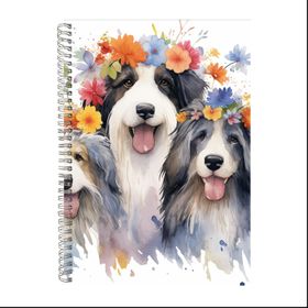 Flower Dogs 35 Gift Idea A4 Notepad 200 | Shop Today. Get it Tomorrow ...