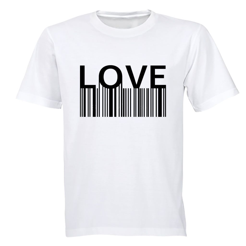 Love Barcode - Valentine - Adults - T-Shirt | Shop Today. Get it ...