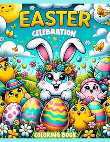 Easter Celebration Coloring book: Where Each Page Offers a Unique ...