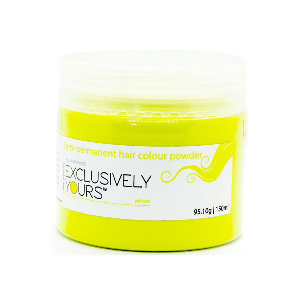 Exclusively Yours Semi-Permanent Hair Colour Powder: Yellow 95g | Shop ...