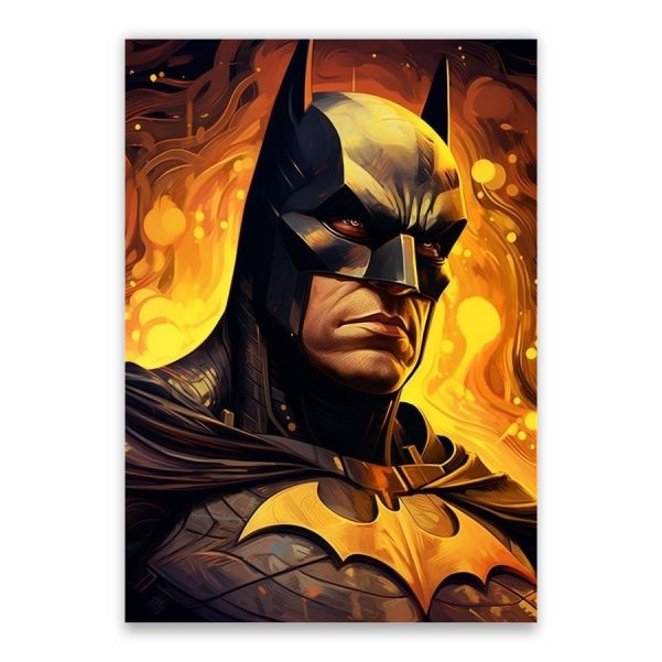 Batman Orange Portrait Poster - A1 | Shop Today. Get it Tomorrow ...
