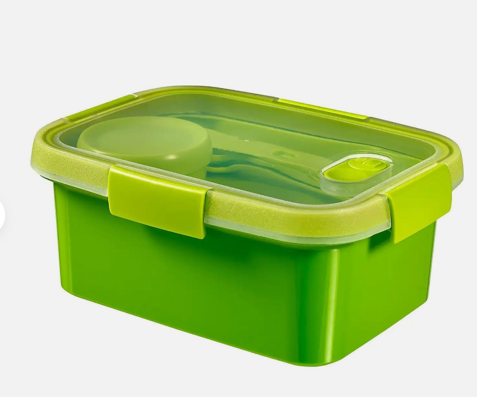 Rectangular Food Containers Lunch Box with Cutlery Set - 1.2L | Shop ...