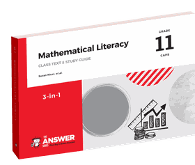 The Answer Series Gr 11 Maths Literacy 3in1 Study Guide | Shop Today ...