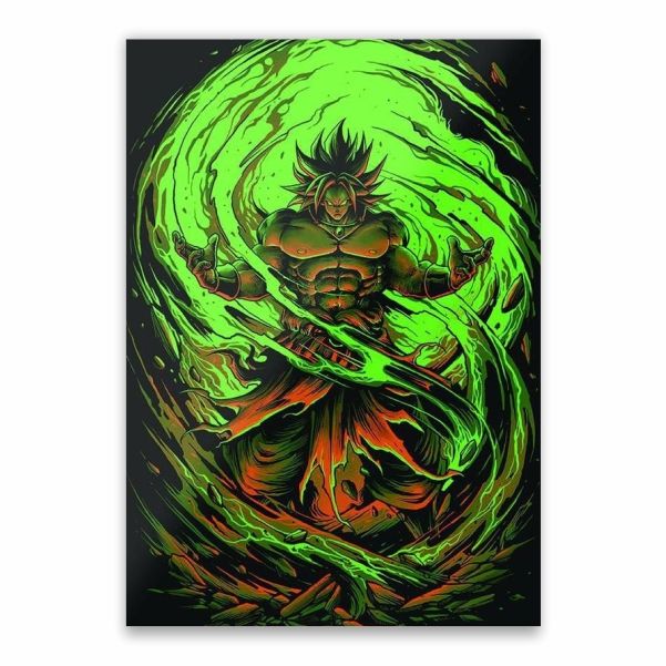 Broly Green Poster - A1 | Shop Today. Get it Tomorrow! | takealot.com