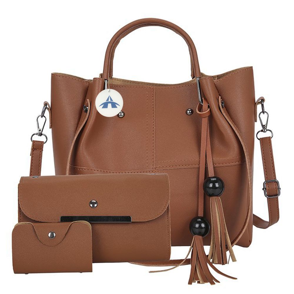 Alanes Women's 3 Pieces/Set Shoulder Bag Crossbody Bag Card Holder ...