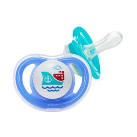Pigeon MiniLight Dummy/Pacifier 2-Piece - Baby Blue (12+ Months) | BPA ...