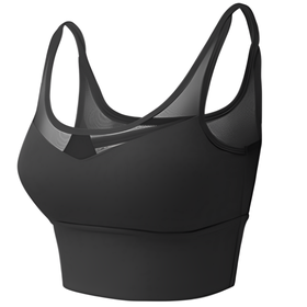 Women's Seamless Removable Pads Medium Impact Wireless Comfort Sports ...