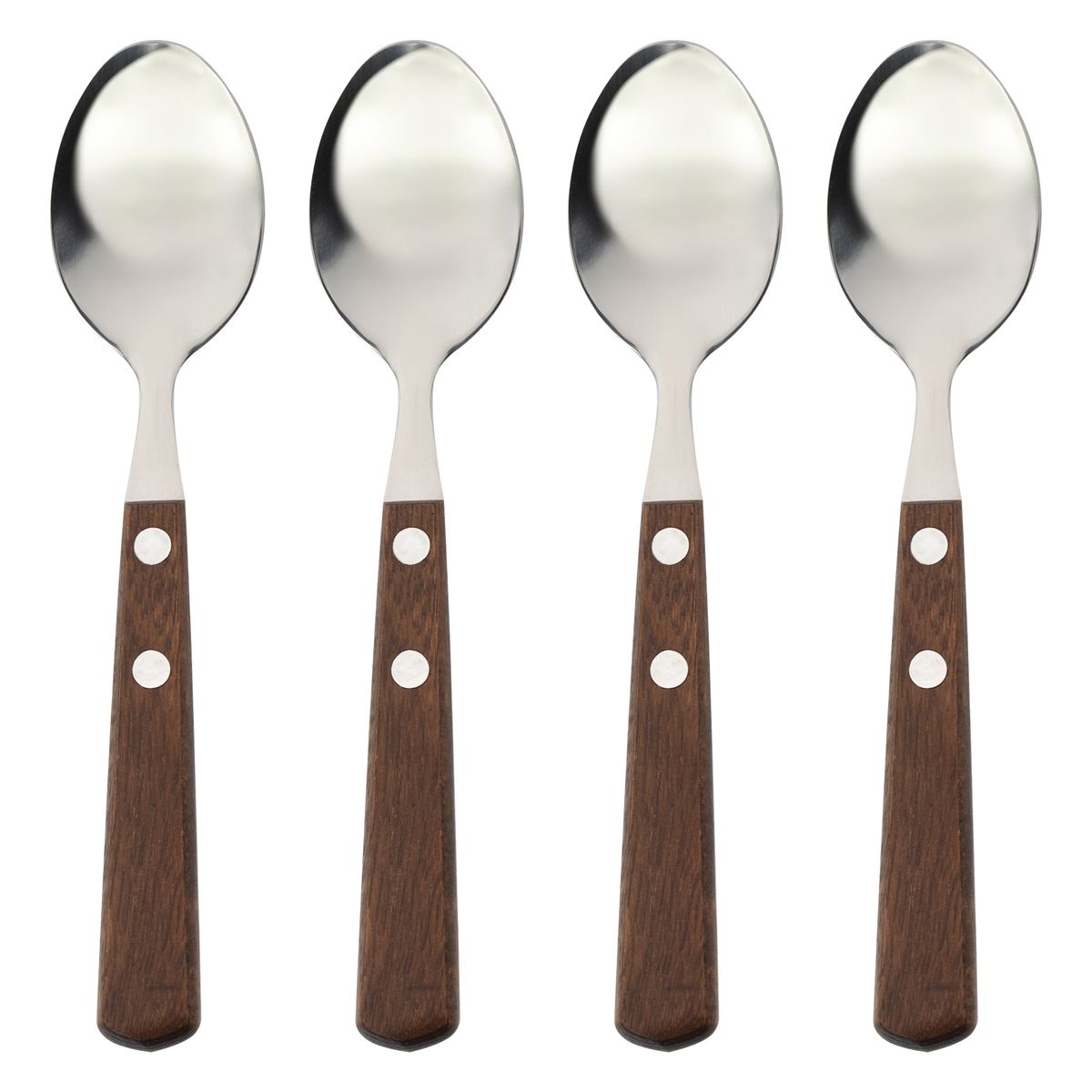 Regent Kitchen Teaspoons with Wooden Handles - 4 Piece Set, | Shop ...