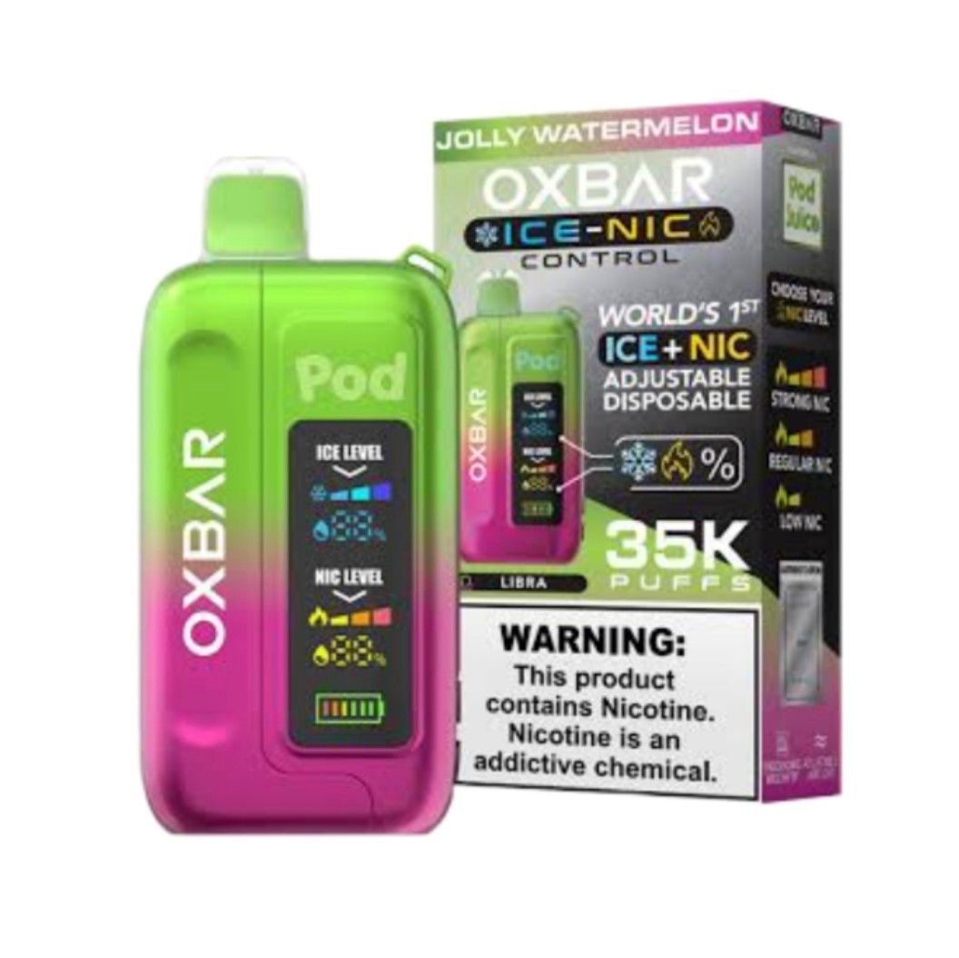 Oxbar Ice 35000 Puffs Disposable Vape - Libra (Jolly Watermelon) | Shop ...