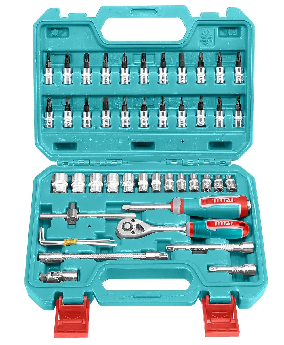 Total Tools 46 Pieces 1/4" Industrial Socket Set | Shop Today. Get it ...