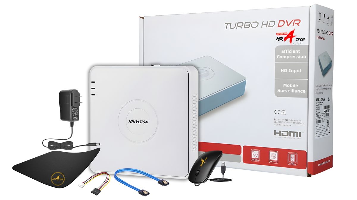 Hikvision Turbo DVR HD 4 Channel ( DVR 1080p ) New Series DVR Recording ...
