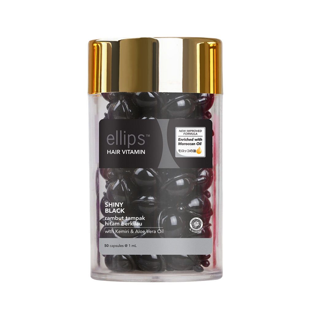 ellips Silky Black Hair Treatment - 50 Capsule Jar | Buy Online in ...