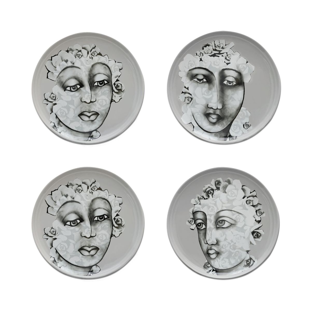 Carrol Boyes Side Plate Set of 4 - Succulent Faces | Shop Today. Get it ...