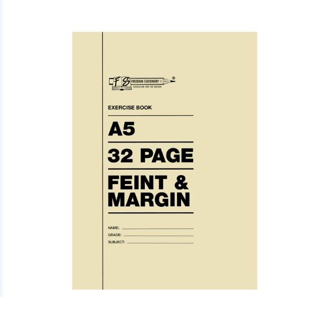 A5 32 Page Feint & Margin Exercise Book (pack of 25) | Shop Today. Get ...