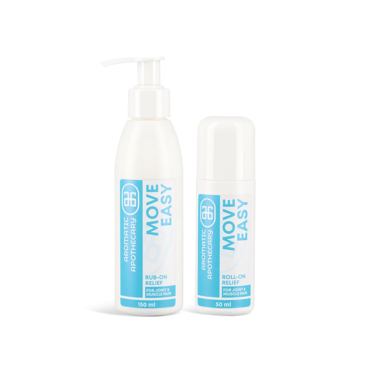 Aromatic Apothecary Move Easy Roll-On (50ml) + Rub-On (150ml) Relief ...