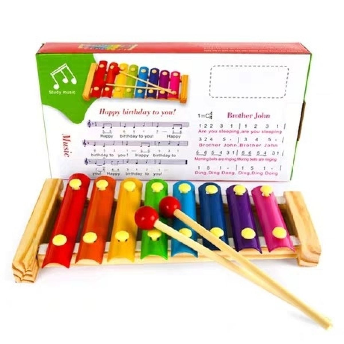 Xylophone - Wooden Kids Musical Instrument | Shop Today. Get it ...