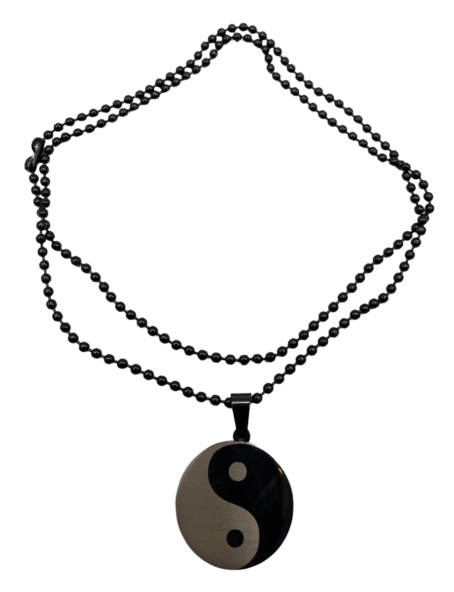 Metal Chain Ying and Yang Stainless Vintage - Black | Shop Today. Get ...