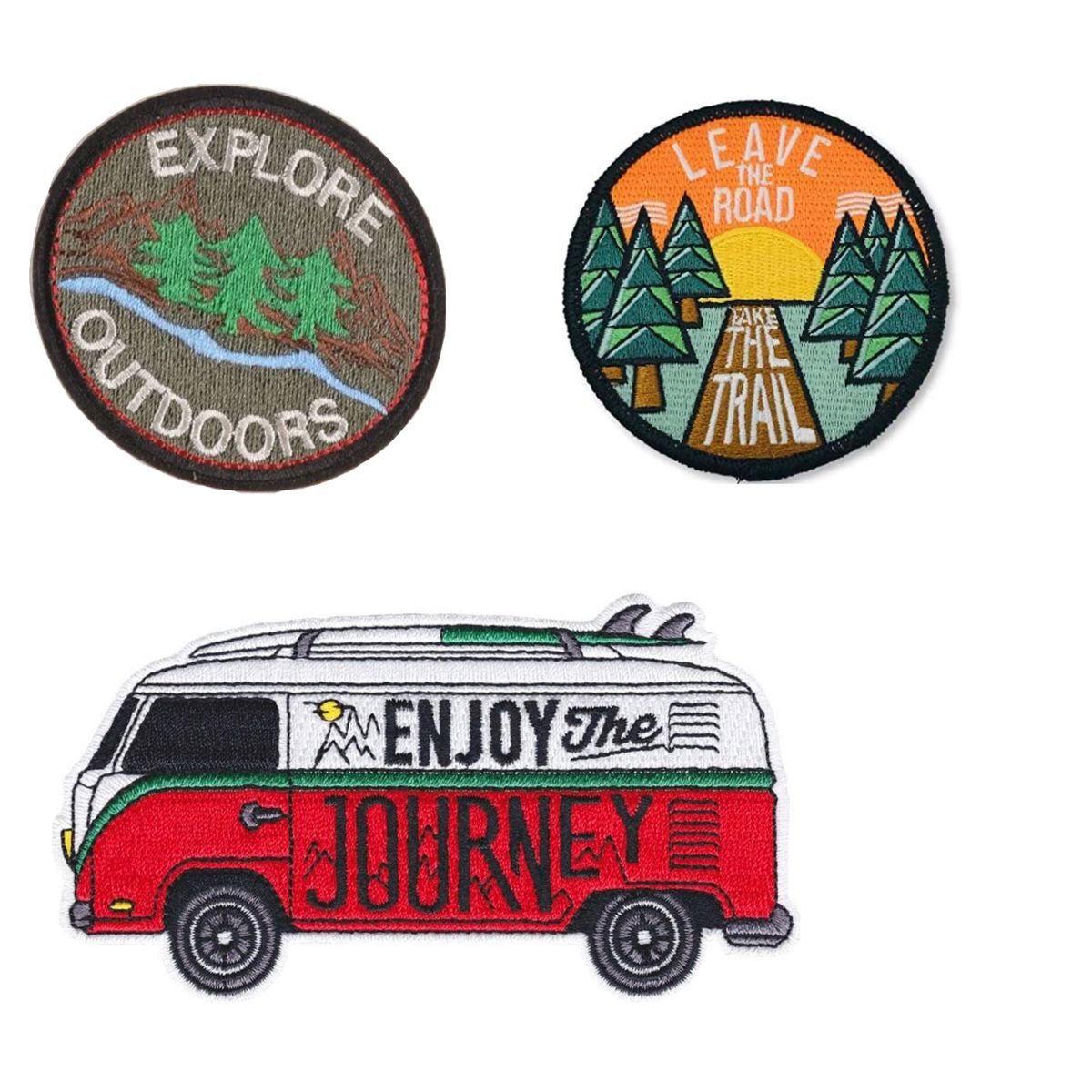 3 Piece outdoor adventure iron on patches | Shop Today. Get it Tomorrow ...