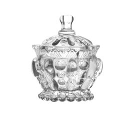 Transparent Crystal Decorative Candy Bowls with Lids - Set of 3 ...