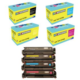 INK WAREHOUSE Toner Cartridge Combo Pack COMPATIBLE with HP 415A - B/C ...