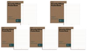 RBE Security Officer Pocket Book A6 -5's | Shop Today. Get it Tomorrow ...