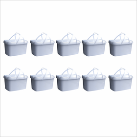 10 x White 10L Rectangular Plastic Buckets with Lids & Handles | Shop Today. Get it Tomorrow ...