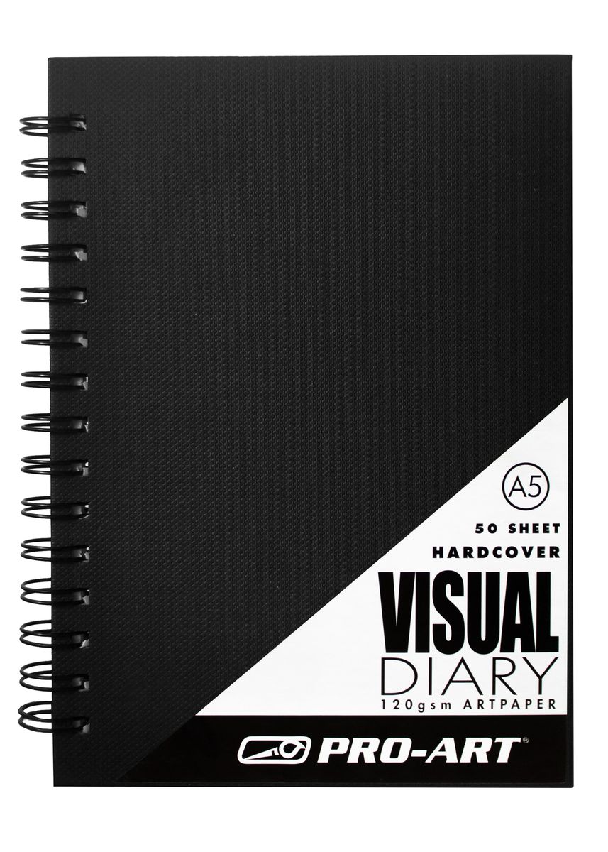 Pro-Art A5 Hardcover Visual Diary 120gsm - 50 Sheets | Shop Today. Get ...