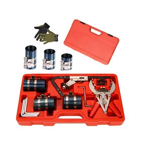Heavy Duty 11 Piece Piston Ring Compressor Tool Kit with Gloves ...