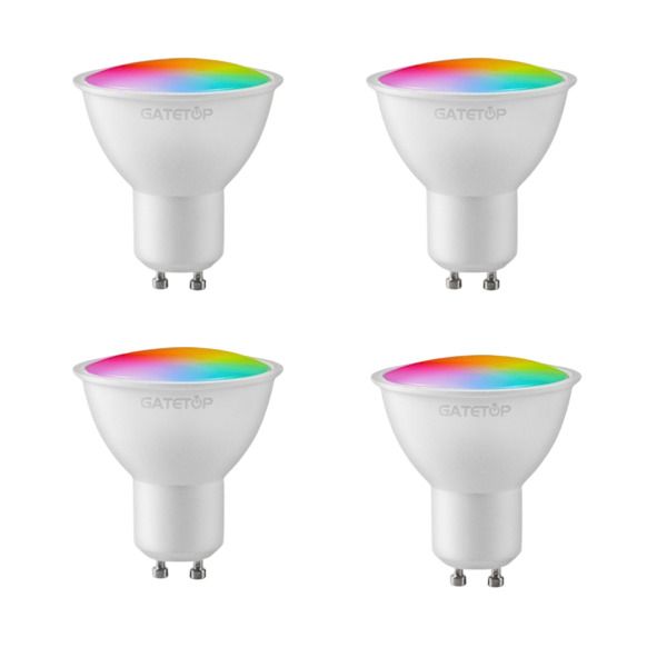 Gatetop Smart WiFi LED, Dimmable and Compatible with Alexa/Google - 4 ...