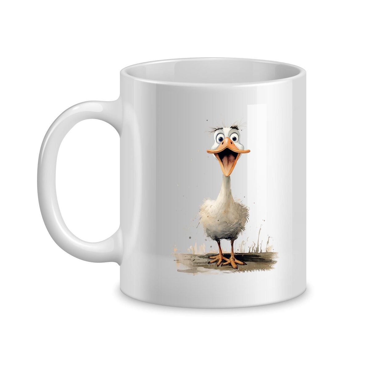 Goose Coffee Mugs for Men Women Funny Animals Graphic Cups Present 052 ...