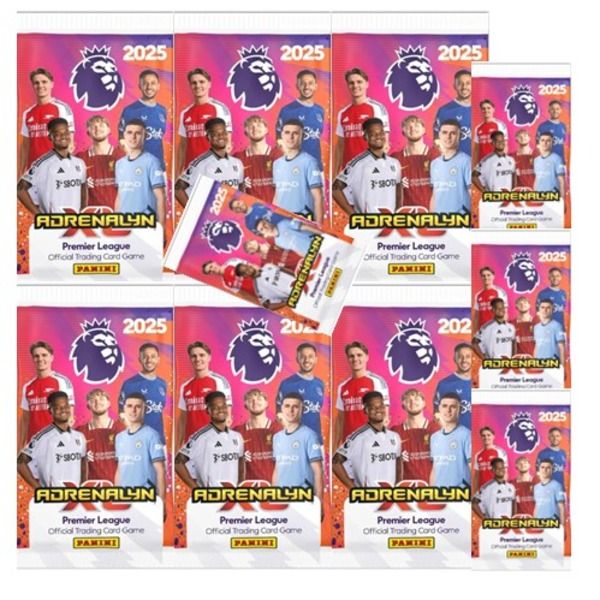 Panini 2025 Premier League Trading Cards10 Booster Packs Bundle - 60 ...