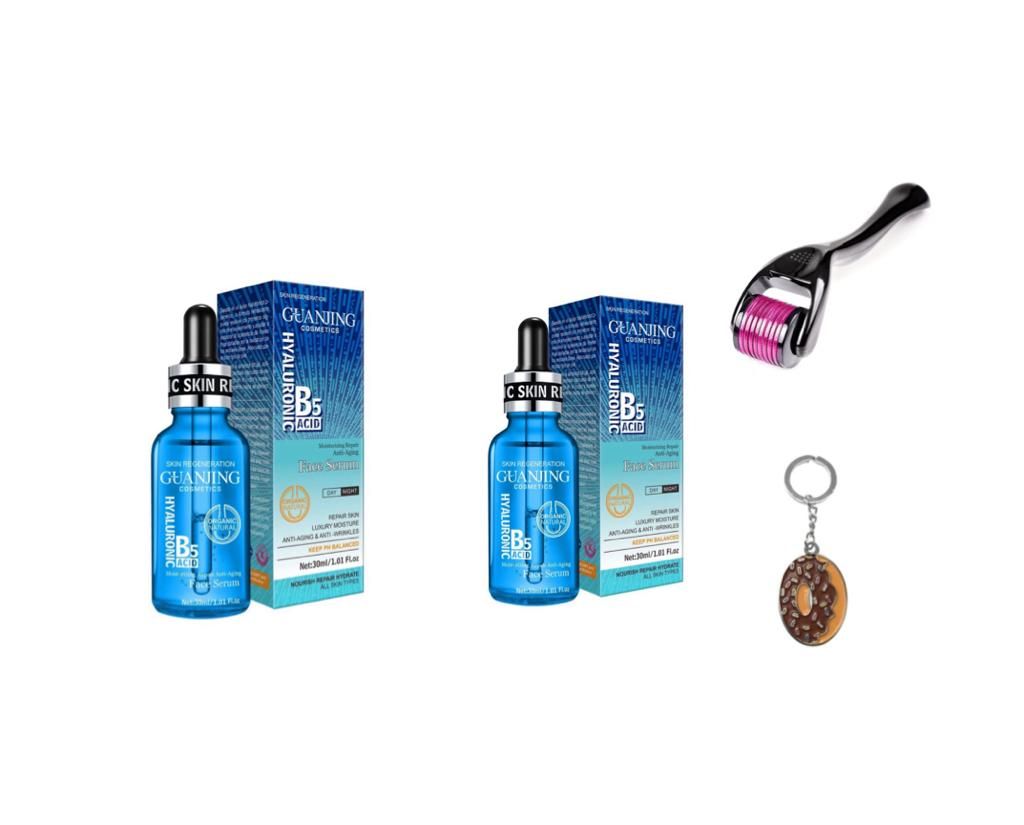 B5 Hyaluronic Acid Face Serum x 2, Derma Roller & Keyring | Shop Today ...