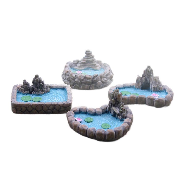 Mini Pool Fish Tank Accessories Micro Landscape DIY Resin Supplies ...