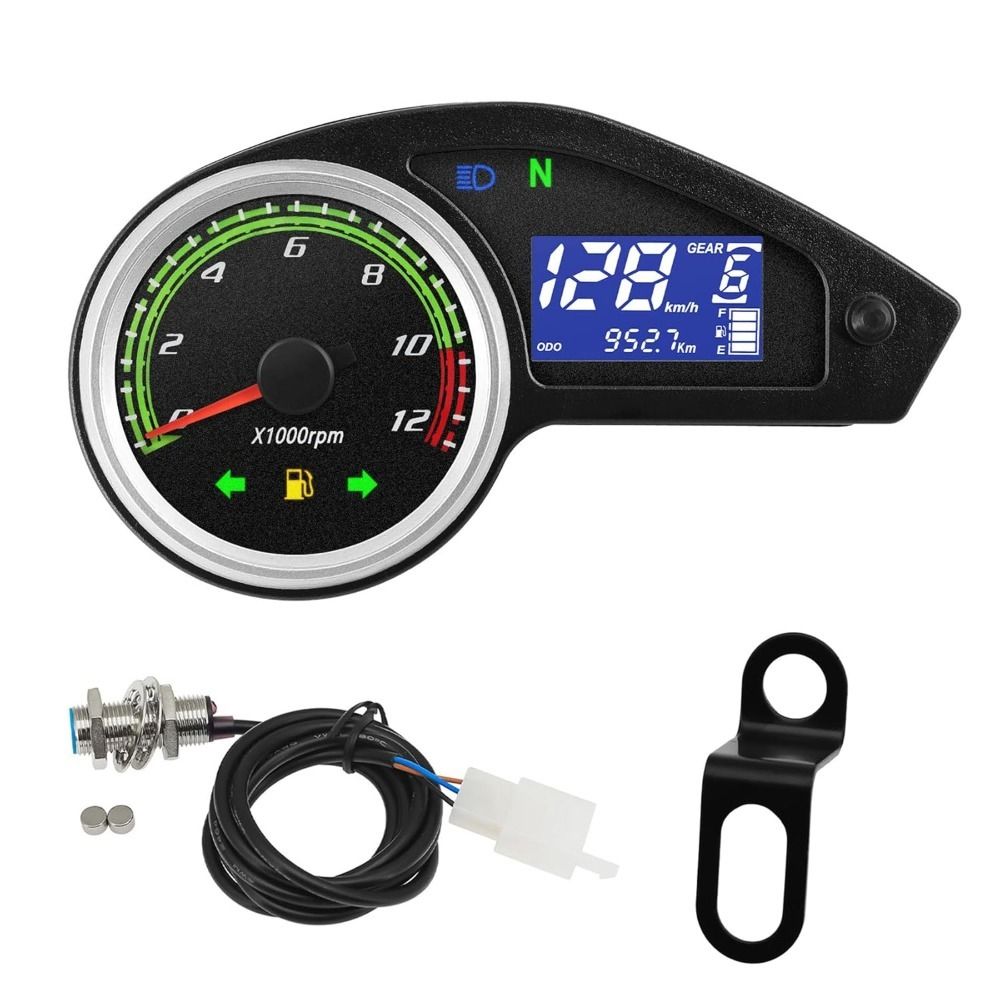 Universal Motorcycle Speedometer Gauge Digital Speedometer | Shop Today ...