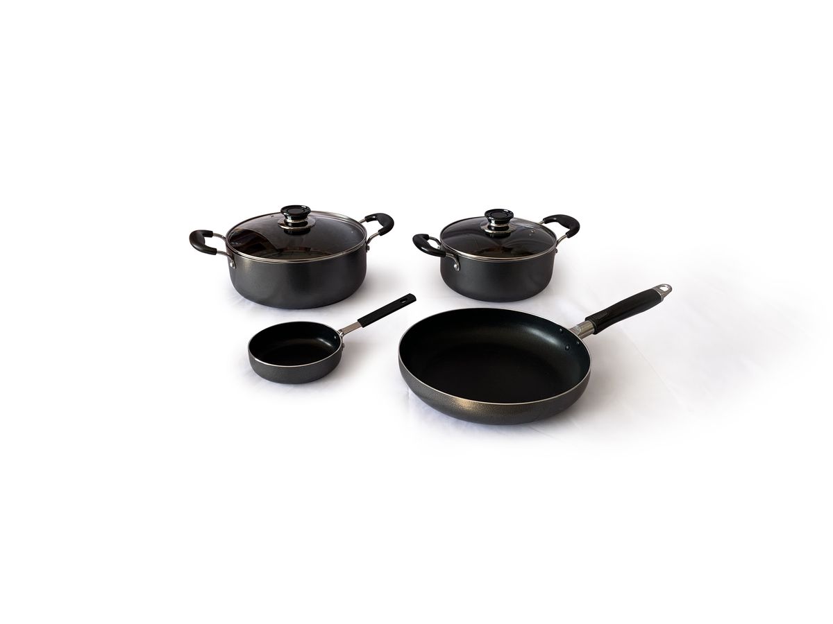 Real Chef Non-Stick Casserole Pots and Fry Pans Combo 6 Piece | Shop ...