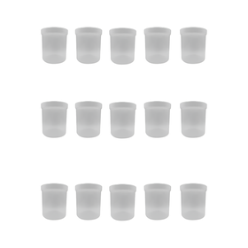15 x 500g Plastic Tubs with Lids - Airtight, Reusable Storage ...