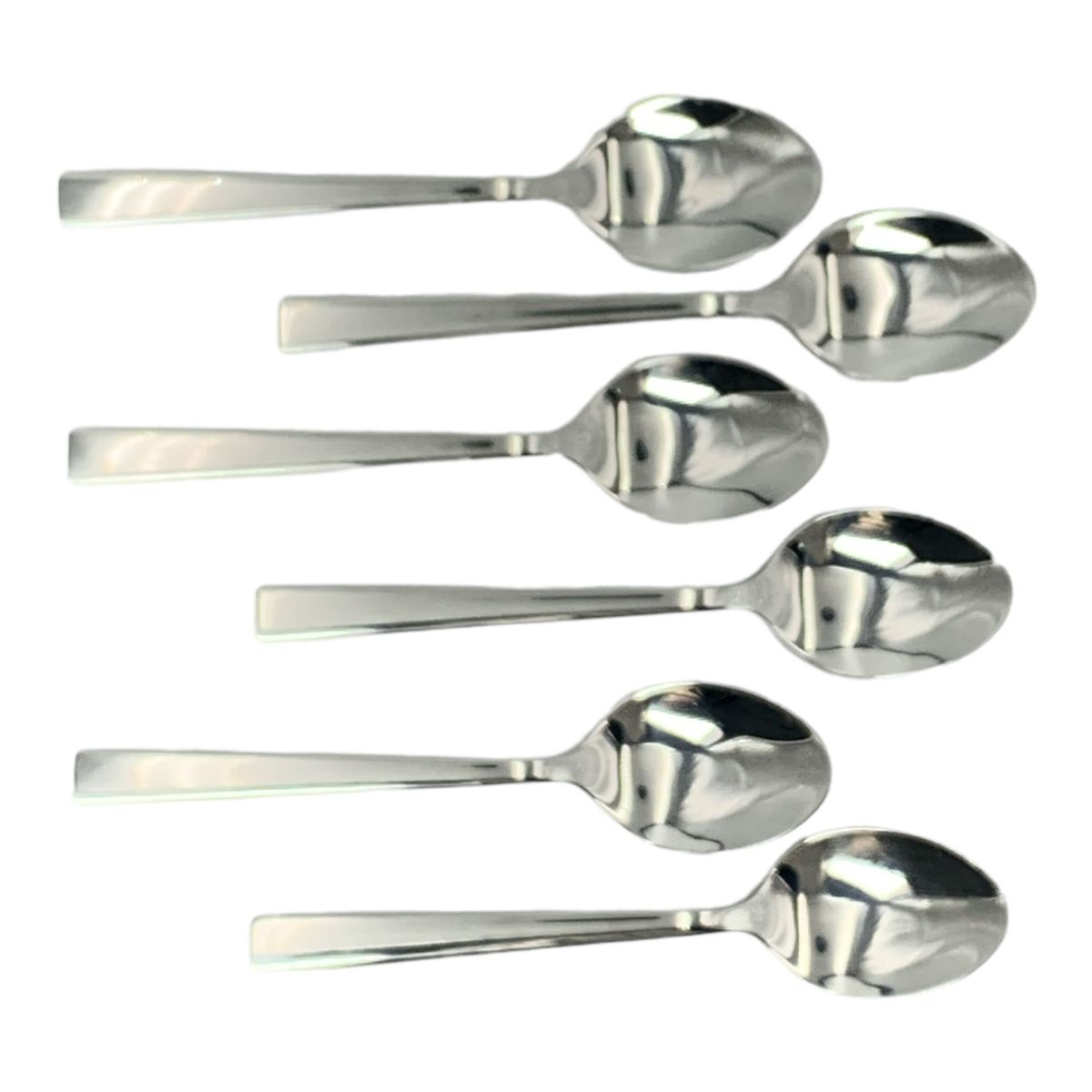 Quality Dessert Spoon Square Handle Broad 6 Piece | Shop Today. Get it ...
