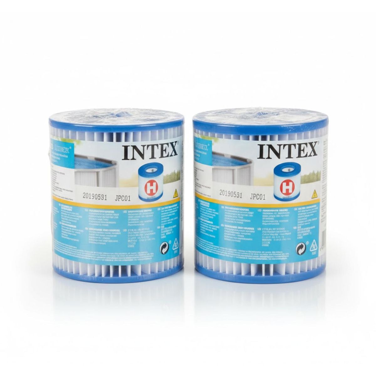 Intex Filter Cartridge H (601/602) - Pack of 2, Replacement Pool ...