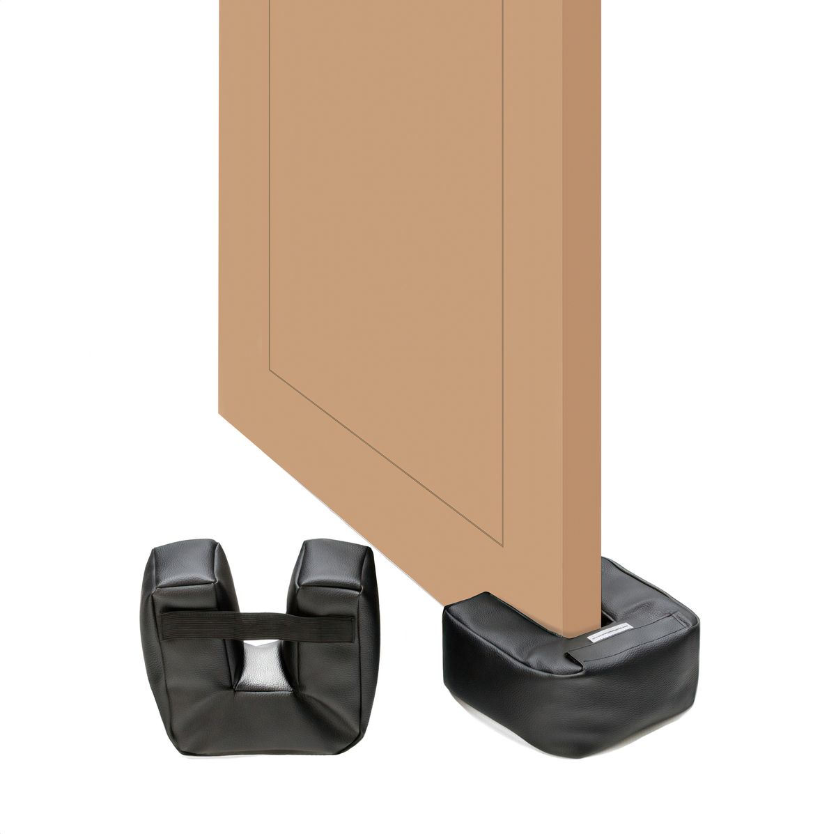 MSM Doorstopper - Door Stop - Two-Sided Door Stopper with Snug Fit - 1 ...