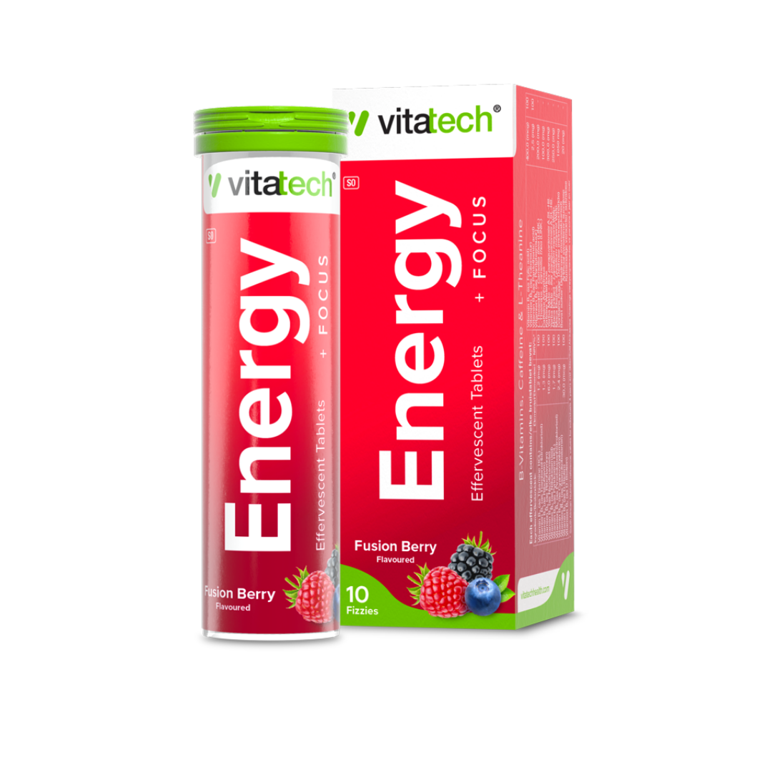 Vitatech Vita+ Energy Effervescent Fusion Berry 10 Fizzies | Shop Today ...