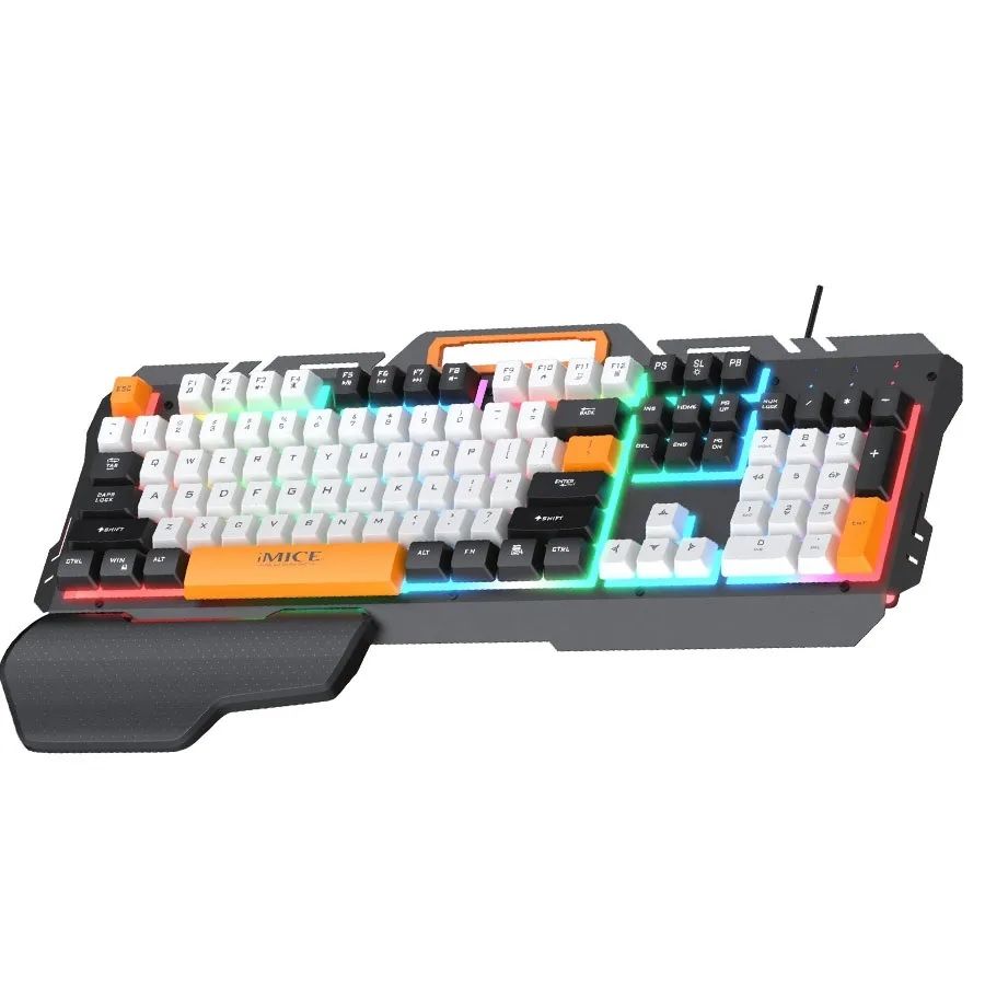 DW iMice Gaming Keyboard With Metal Cover And Wrist Rest GK-700 | Shop ...