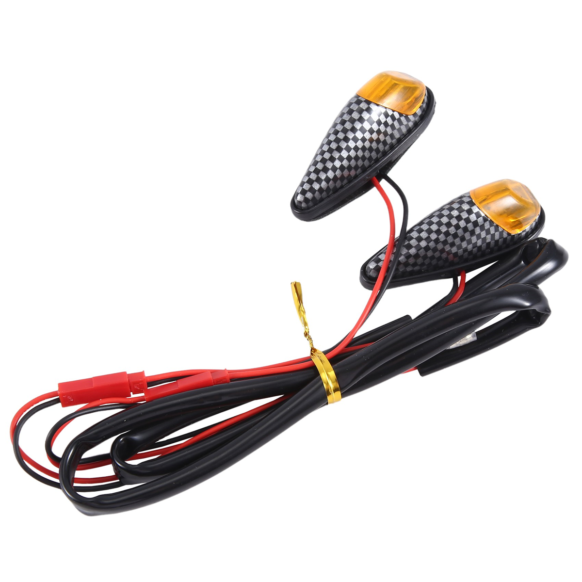 2 x Motorcycle Indicators High Power LED Mini Indicator Flashing Signal ...