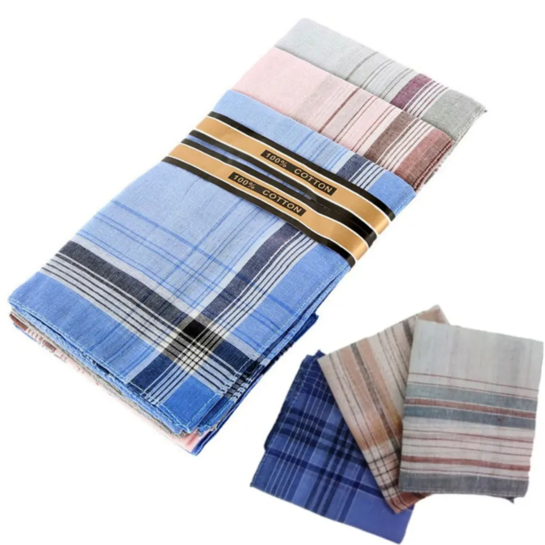 Cotton Handkerchiefs For Men - 12 Pack Handkerchiefs Perfect Set | Shop ...