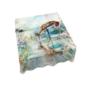Springbok By Kristin Van Lieshout Square Tablecloth | Shop Today. Get ...